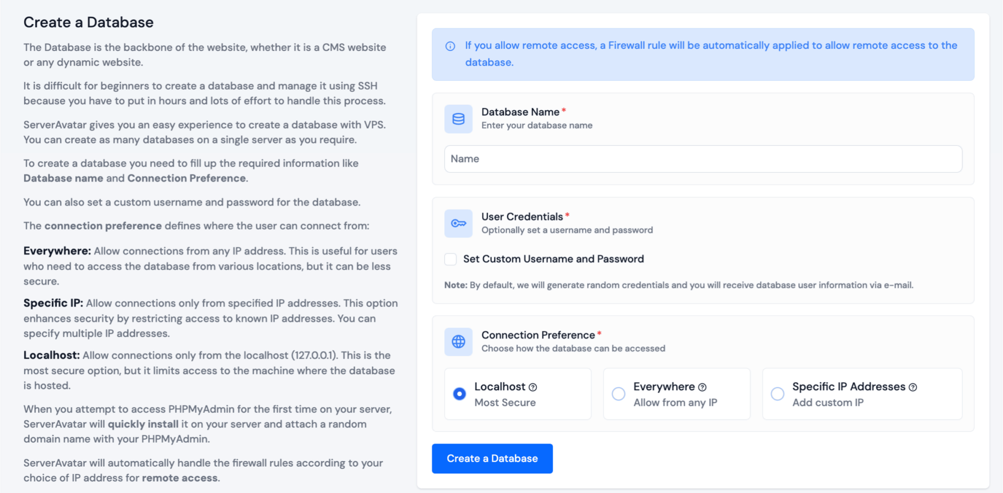 Create – ServerKade
